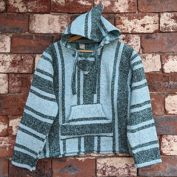 Shirts | Vintage Mexican Drug Rug Hoodie | Poshmark